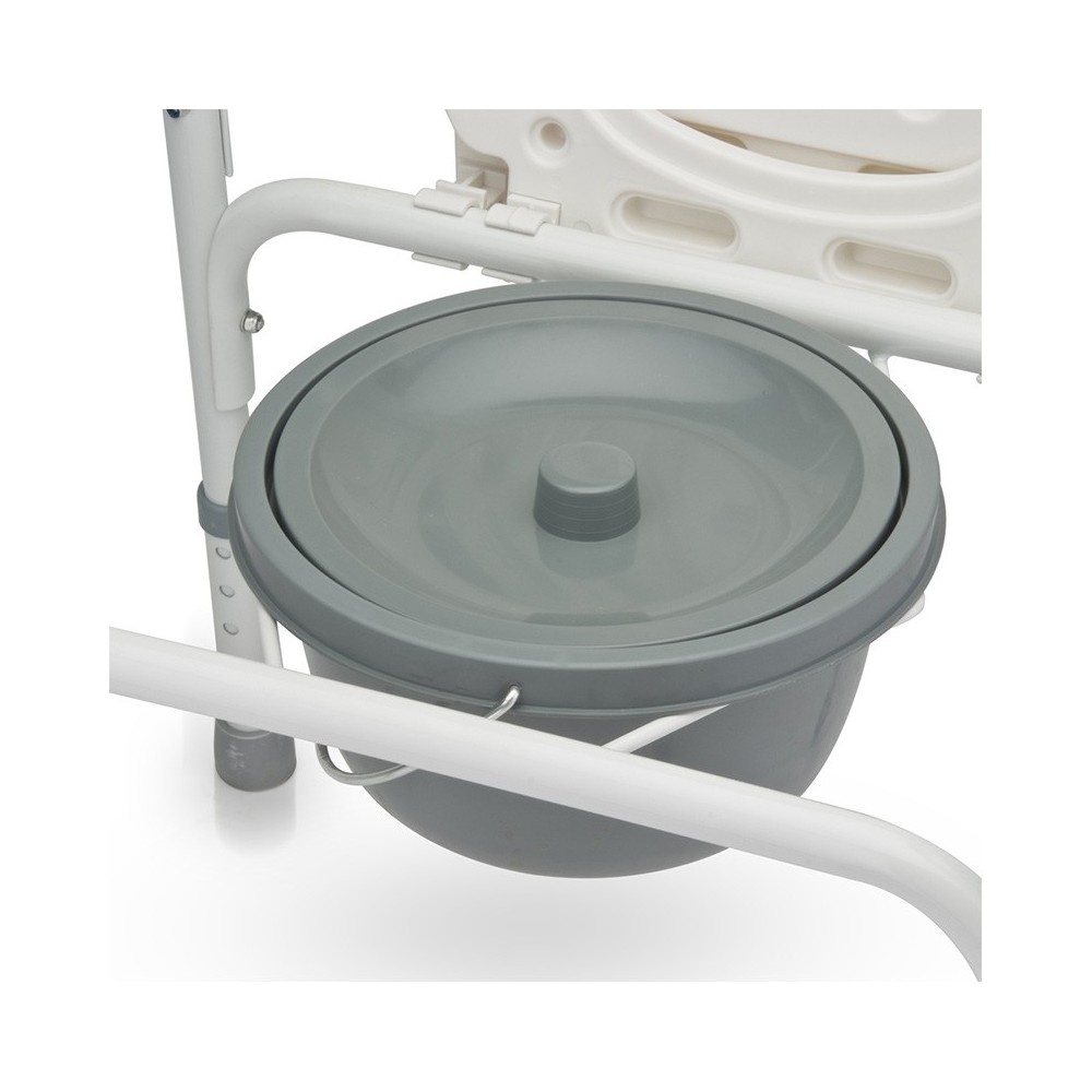 Scaun WC de camera 4 in 1, din otel vopsit - FS810